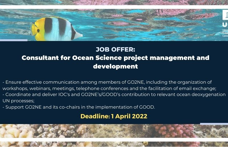 Consultant for ocean science project management and development - Ocean ...