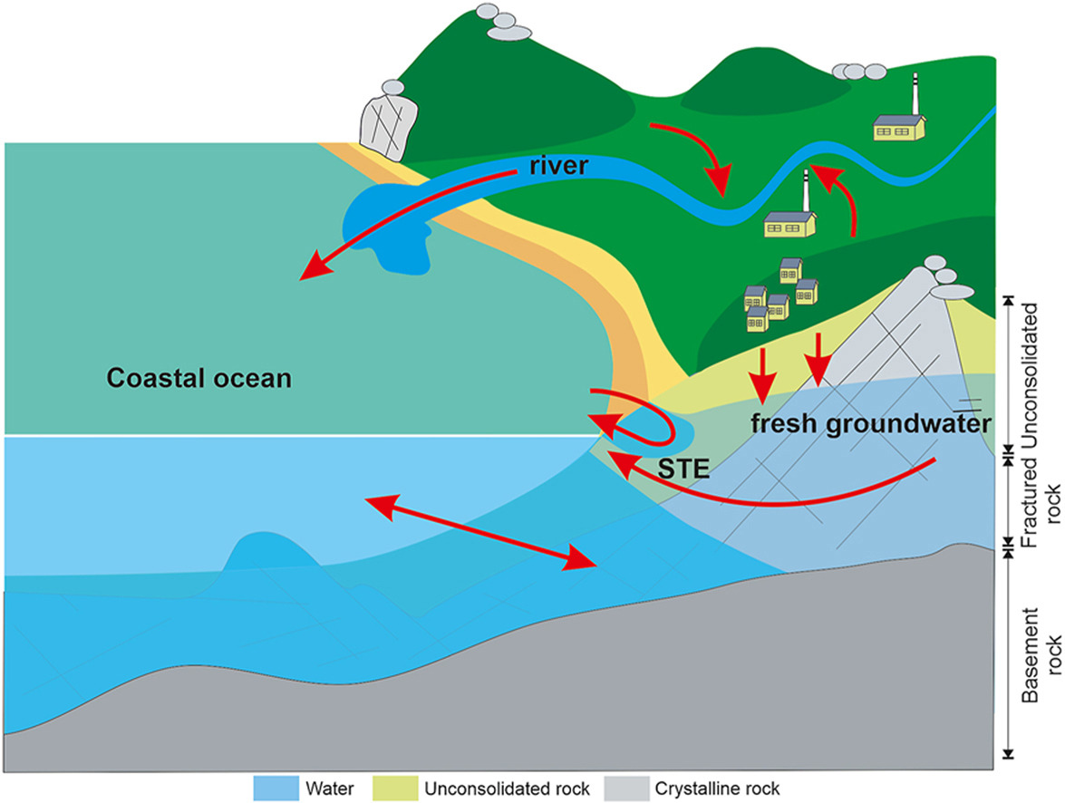Exploring the land-ocean biogeochemical and microbial connectivity in ...